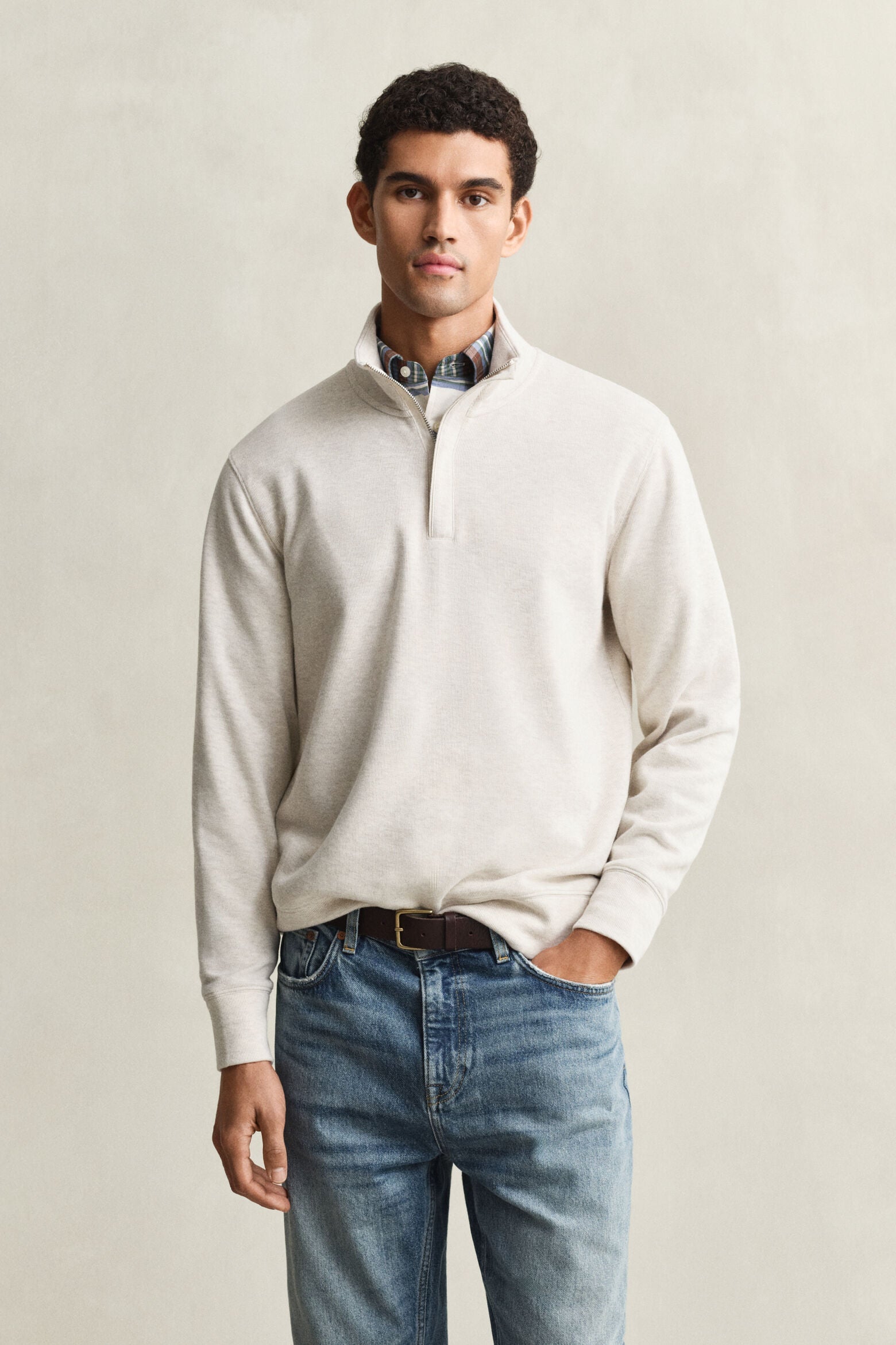Shop GANT Seersucker Half Zip Buy Online in UAE Today – Gant Kuwait